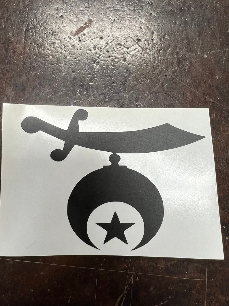 Shriners Logo Vinyl Sticker - Etsy
