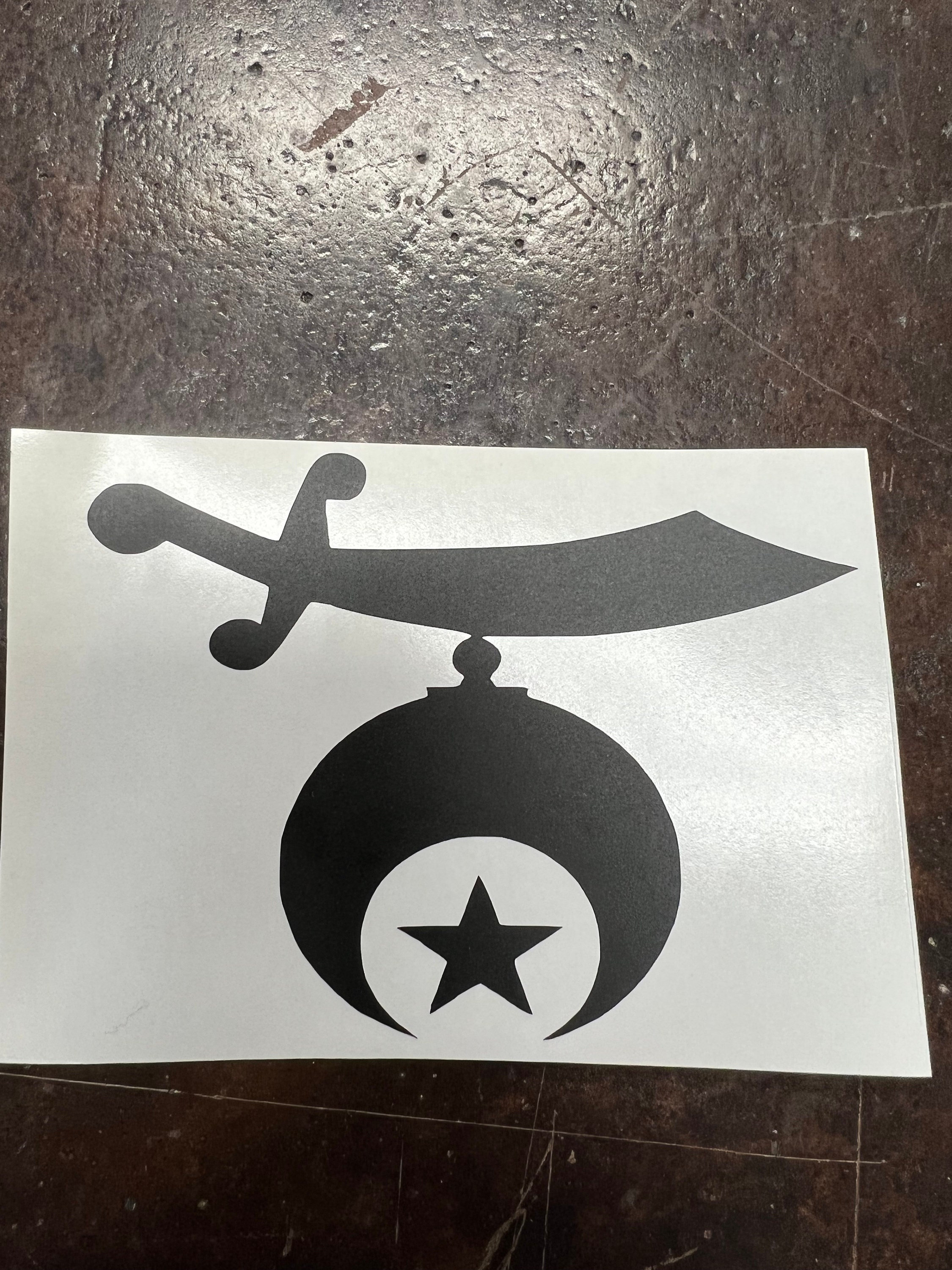 Shriners Logo Vinyl Sticker - Etsy