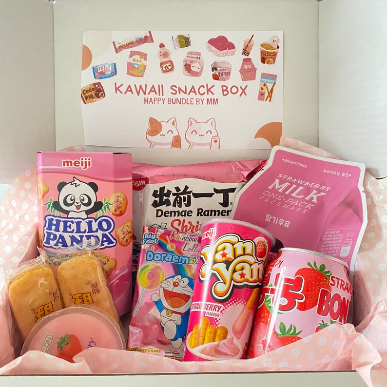 Kawaii Cute Japanese/ Korean Snack Box Asian Snack Box - Etsy