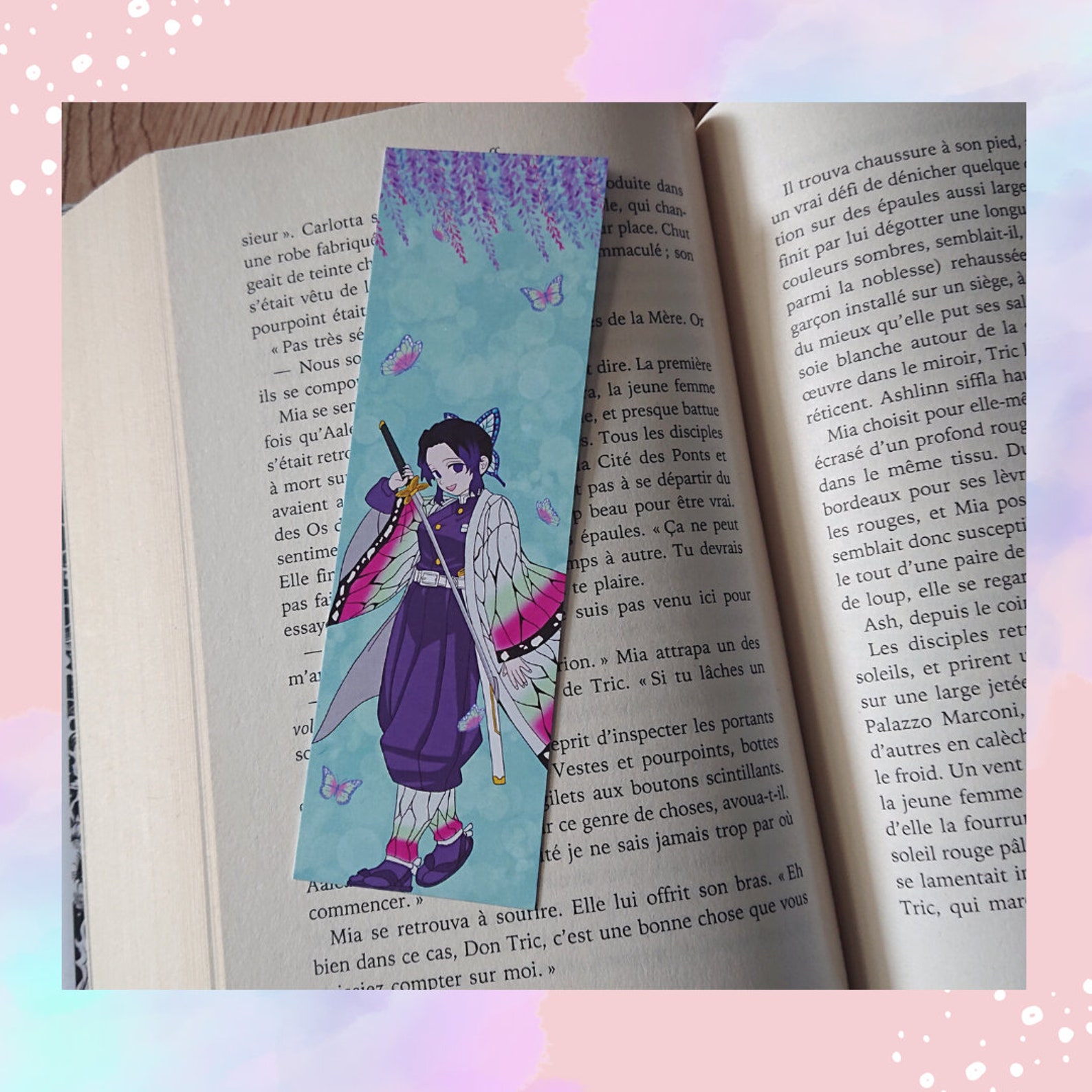 Shinobu Double-sided Bookmark - Etsy