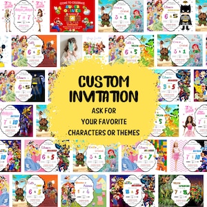 Custom Invitations - Etsy