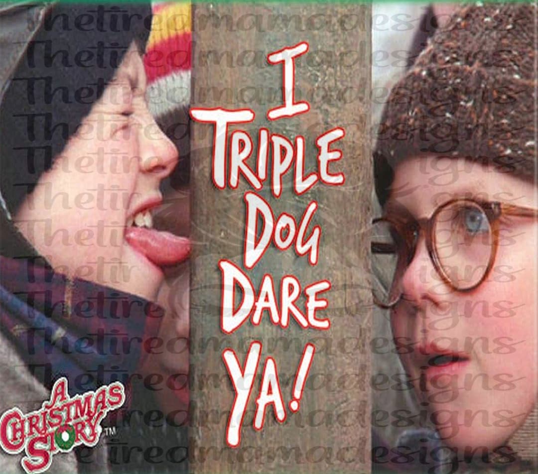 I Triple Dog Dare Ya 20oz Skinny Sublimation Wrap - Etsy