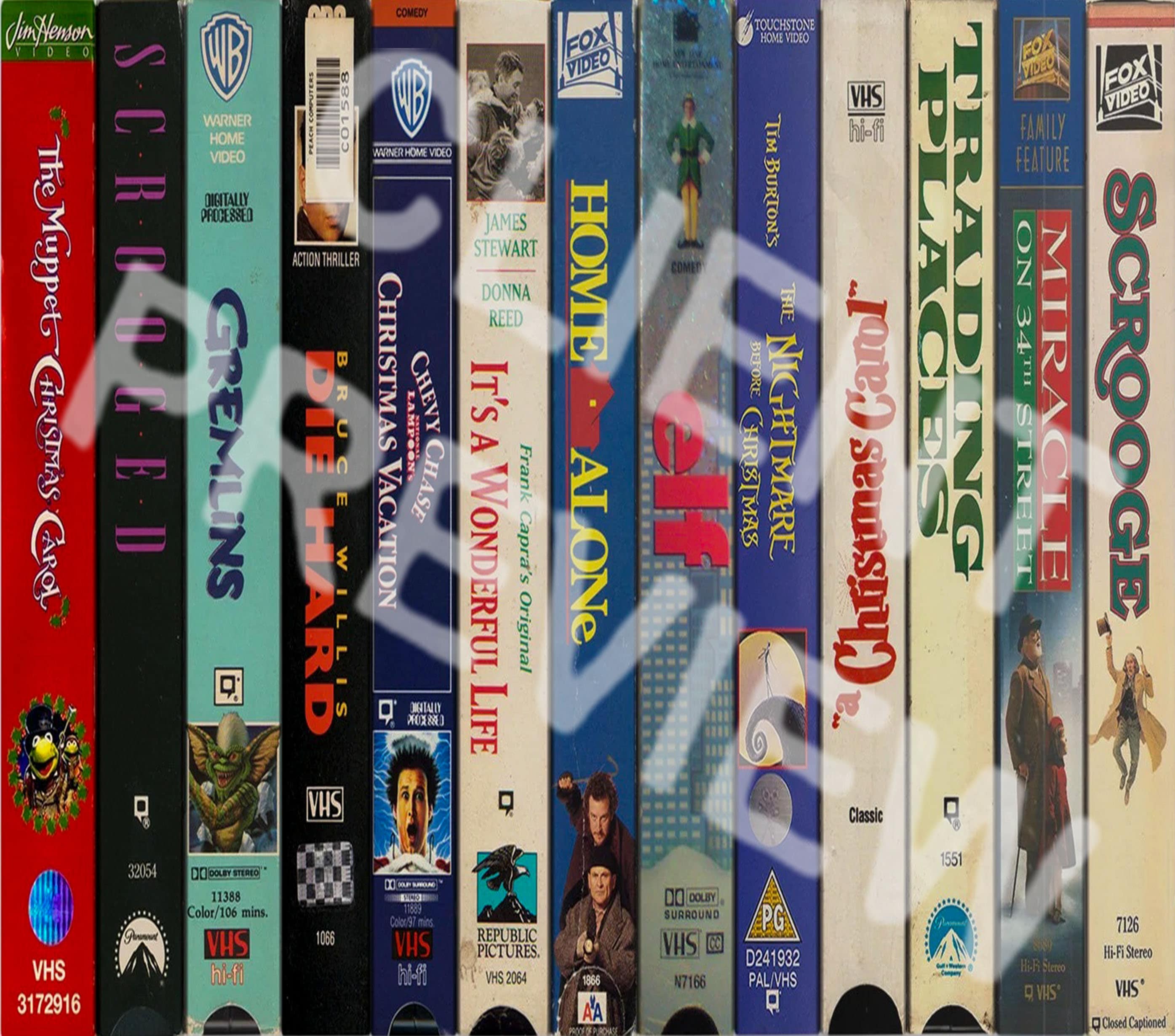 Christmas Vhs Tapes 20oz Skinny Tumbler Wrap Design - Etsy