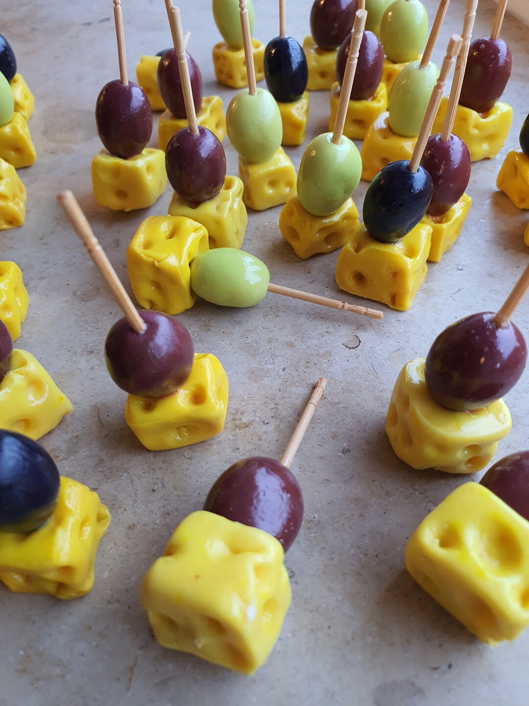 Cheese Grape Skewers, Fake Finger Food, Food Dummies, Gifts, Collector ...