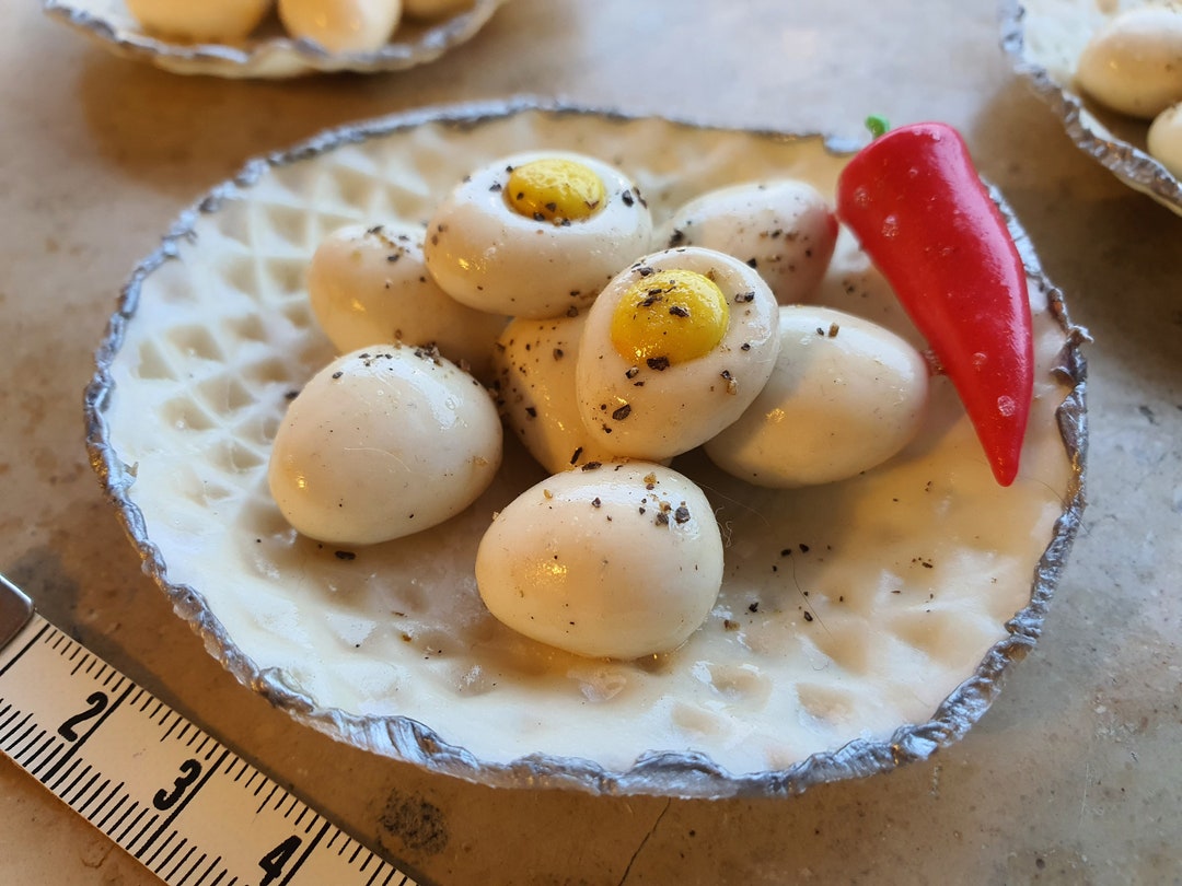 Boiled Eggs, Fridge Magnet Miniatures, Breakfast Eggs - Etsy