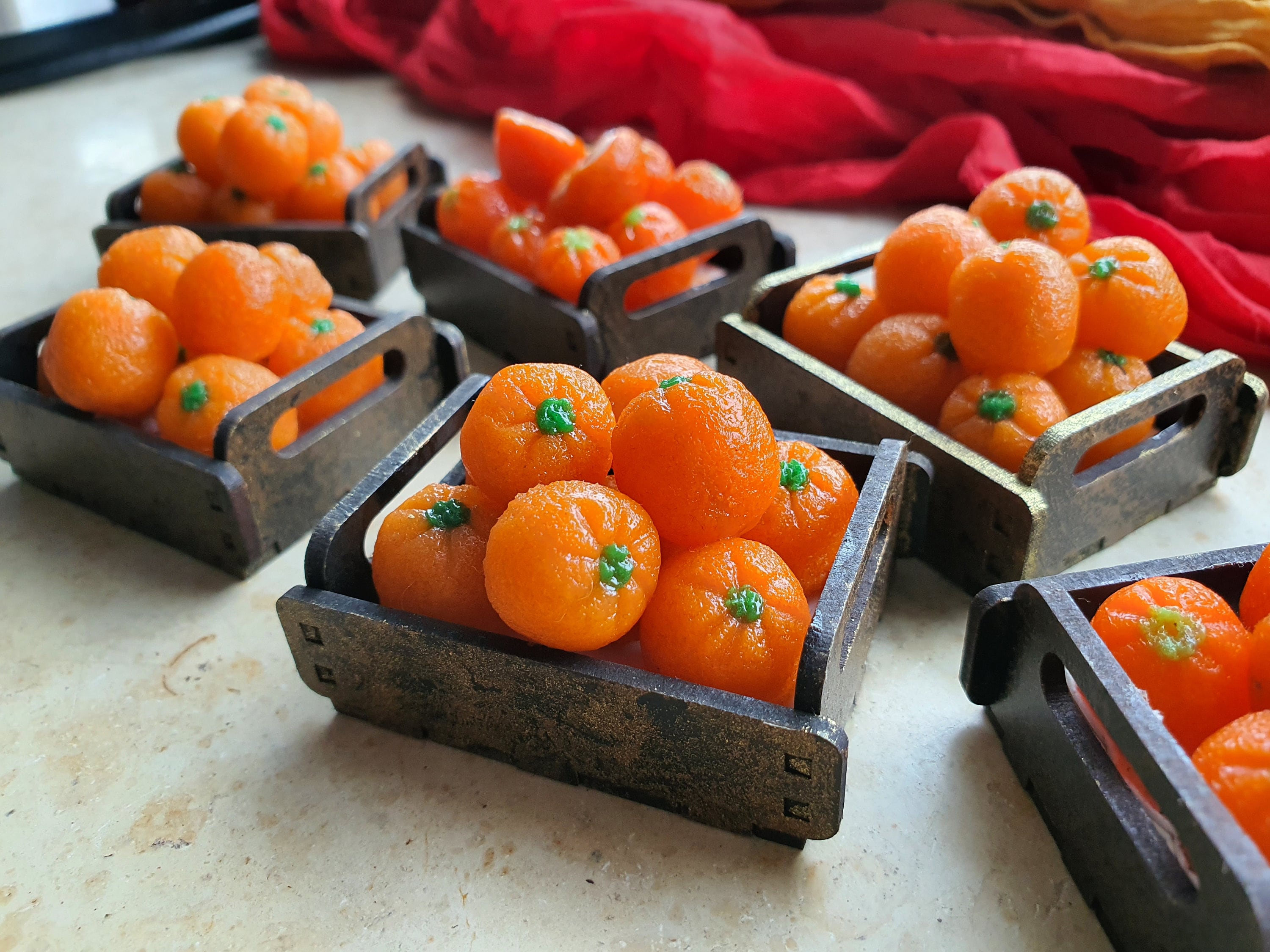 Miniature Oranges, Mini Orange, Dollhouse Food, Food for Dollhouse ...