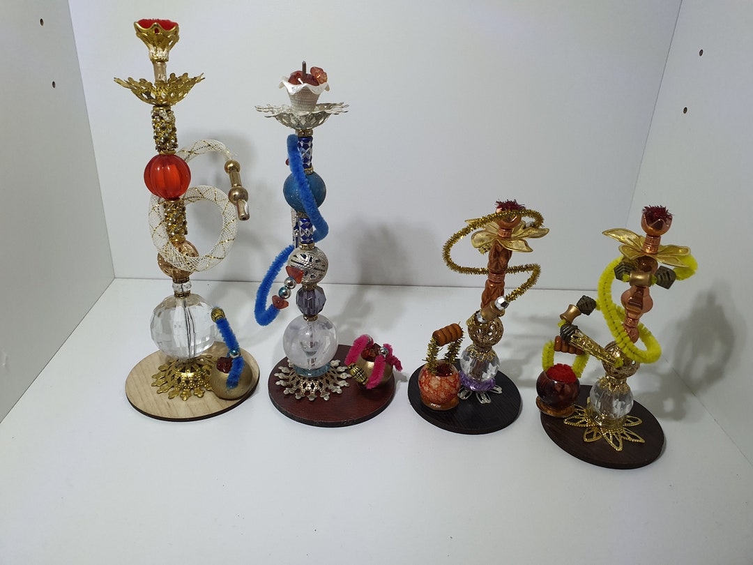 Miniature Shisha/hookah, Mini Water Piper, Fun Collectible - Etsy