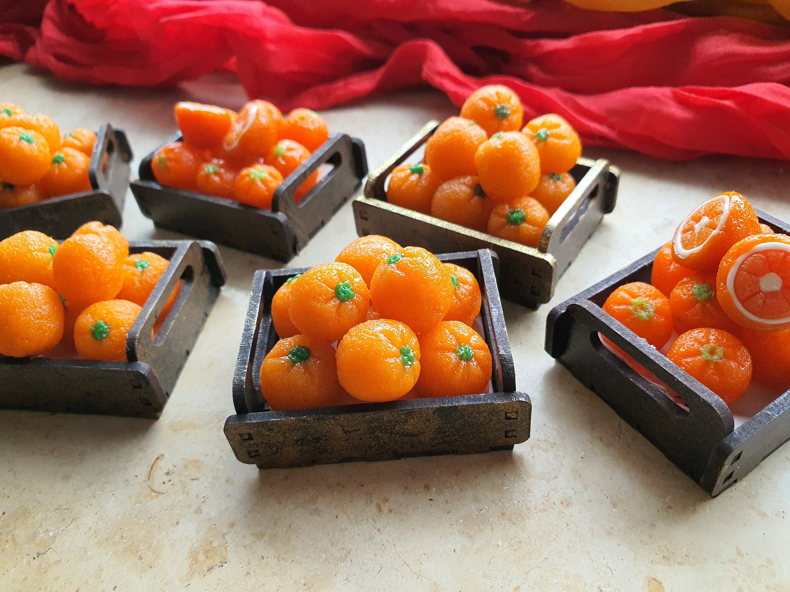 Miniature Oranges, Mini Orange, Dollhouse Food, Food for Dollhouse ...