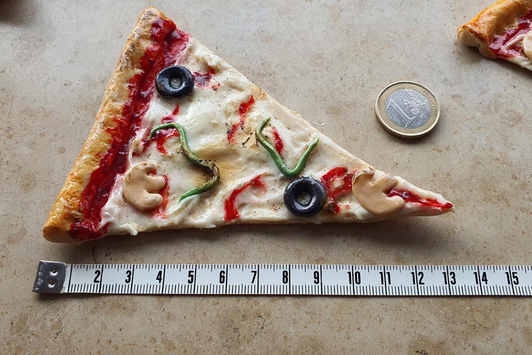 Fake Pizza, Food Replicas, Artificial Food, Gift, Collectible, Handmade ...