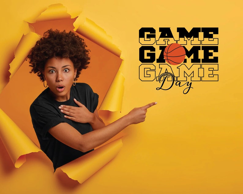 Gameday Svg Gameday Png Game Day Vibes Basketball - Etsy