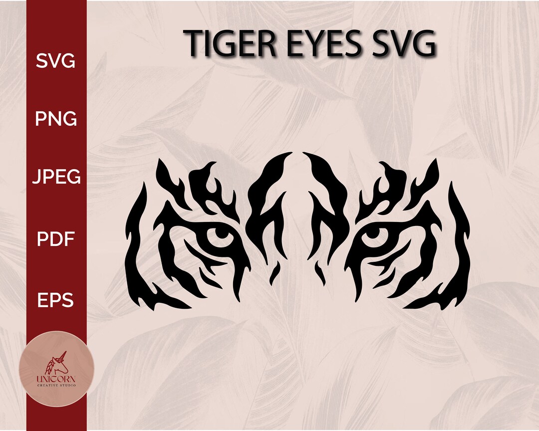 Tiger Face Svg Tiger Eyes Svg Tiger Head Png Tiger Eyes Png Tiger Head ...