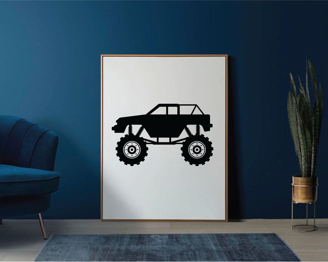 Monster Truck Svg Monster Jam Svg Monster Truck Png - Etsy