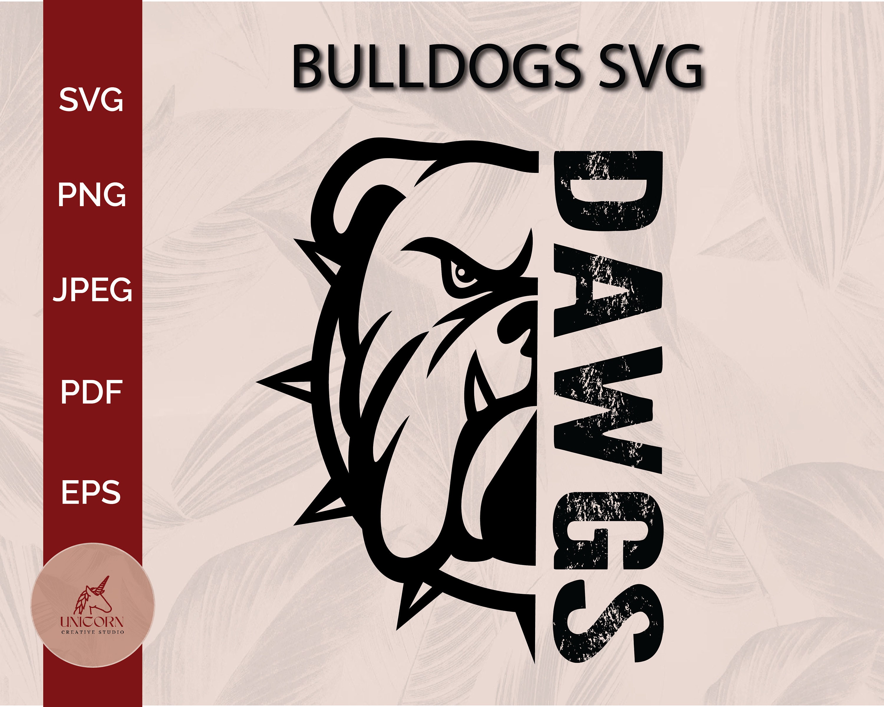 Georgia Bulldogs Svg Uga Svg Bulldog Football Svg - Etsy