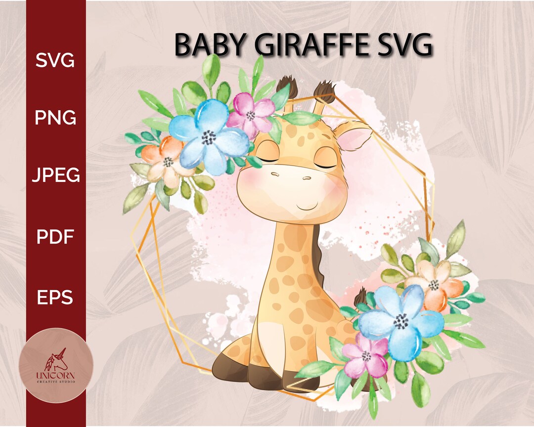 Jirafa svg / Bebé Jirafa png / Jirafa png / Bebé Jirafa svg / Animales ...