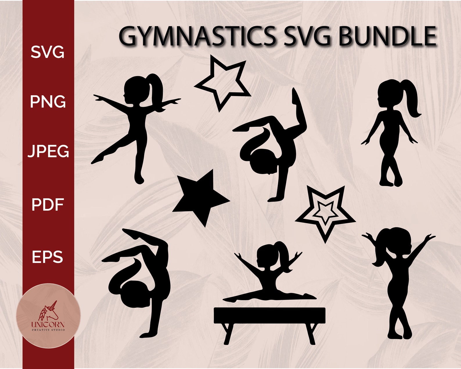 Gymnastics Svg Gymnastics Png Tumbling Svg Gymnast Svg - Etsy