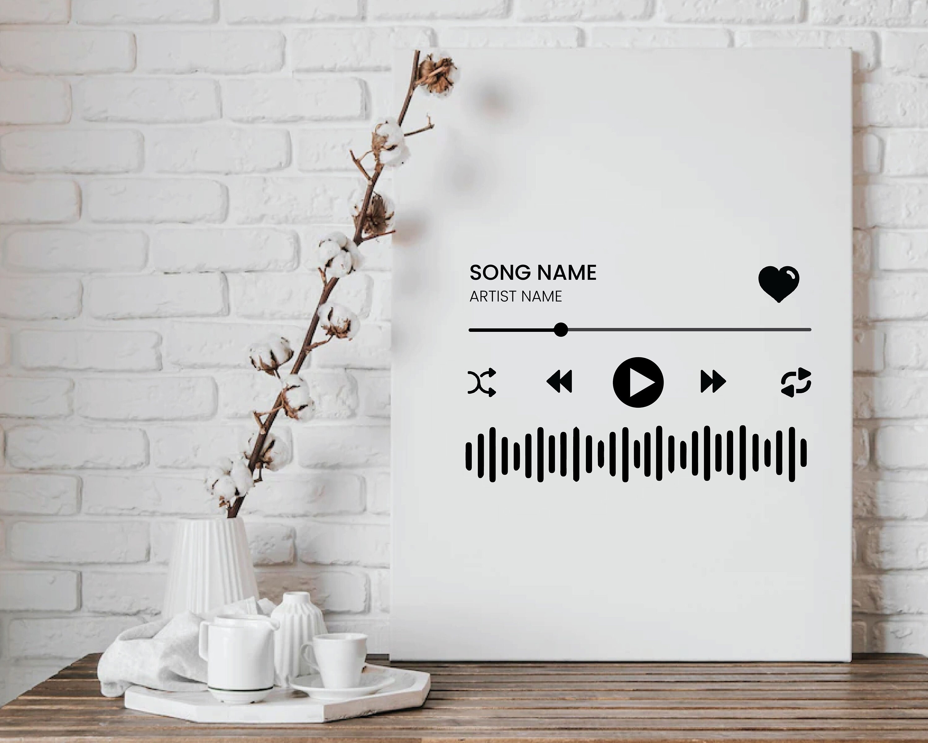 Music Player SVG Spotify Svg Custom Music Plaque Song Plaque Music ...