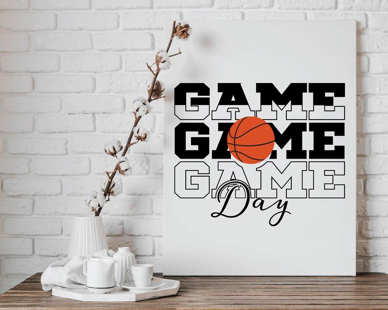 Gameday Svg Gameday Png Game Day Vibes Basketball - Etsy
