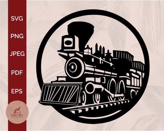 Train Engine With Car Clip Art