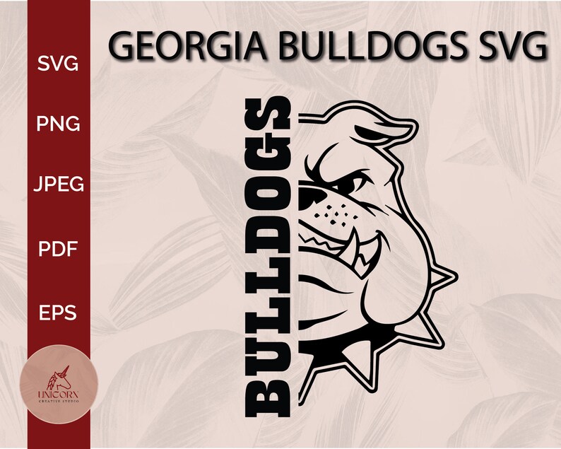 Georgia Bulldogs Svg Uga Svg Bulldog Football Svg Georgia Bulldogs Png ...