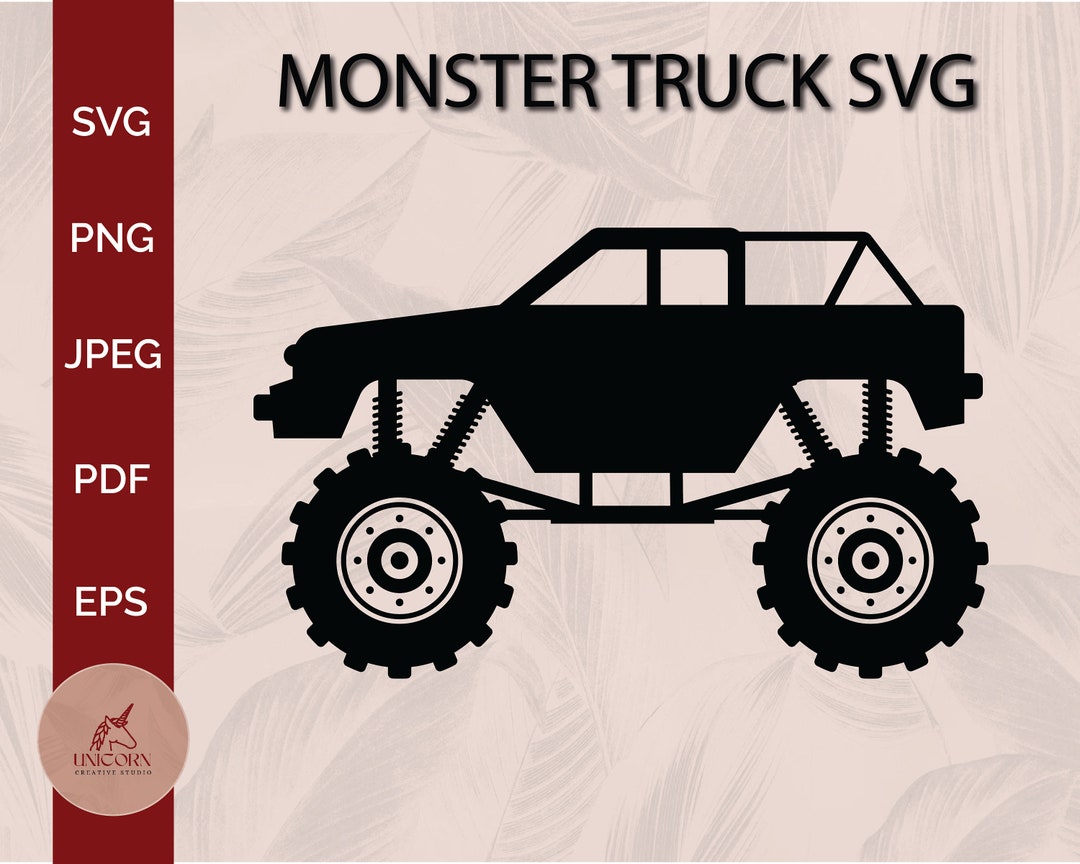 Monster Truck Svg Monster Jam Svg Monster Truck Png Grave Digger Svg ...