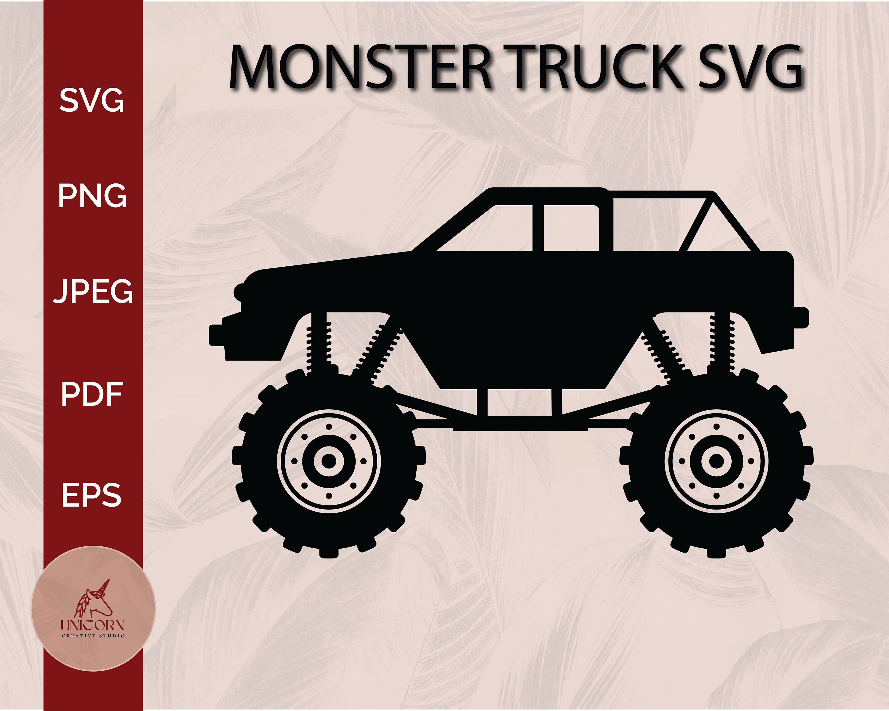 Monster Truck Svg Monster Jam Svg Monster Truck Png Grave Digger Svg ...