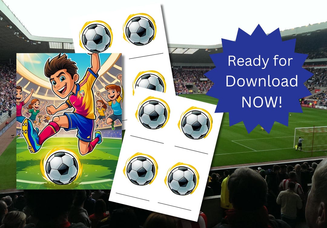 Pin the Soccer Ball, Updated Pin the Tail Game, Digital Download, All ...