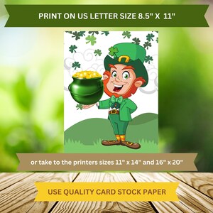 St. Patrick's Day Theme Party, Pin the Pot of Gold on the Leprechaun ...