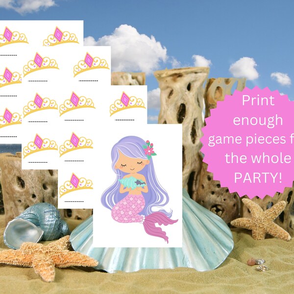 Pin the Tail on the Mermaid - Etsy Canada