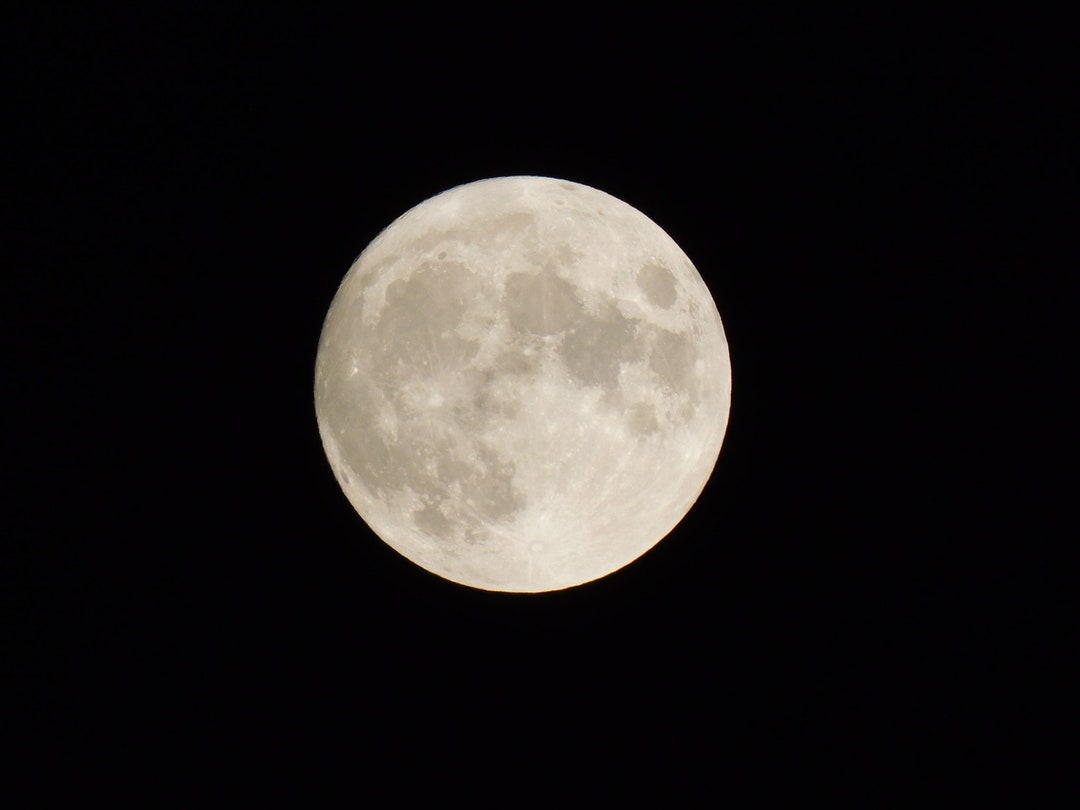 Minimalist Wall Art Full Moon (pdf) - Etsy