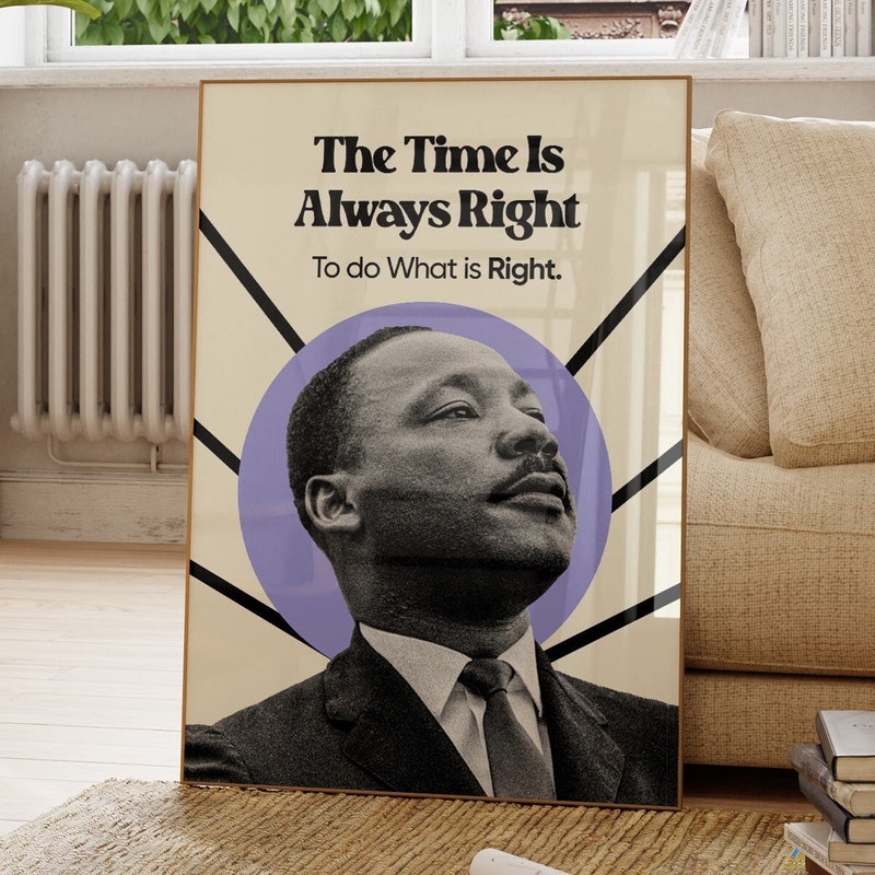 Martin Luther King Poster - Etsy UK