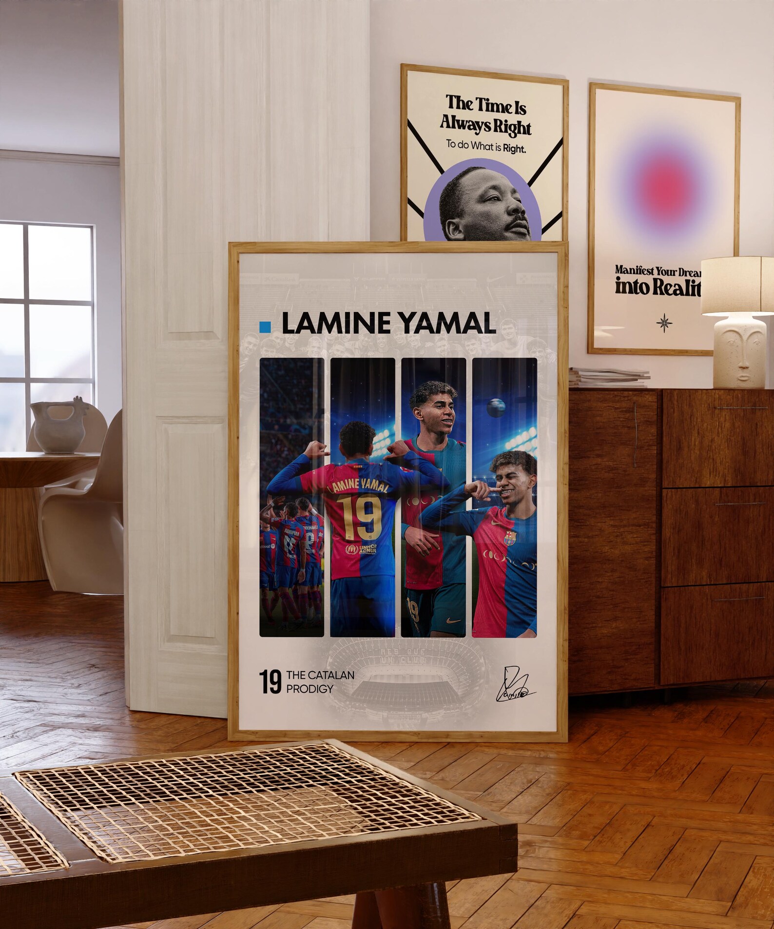 Lamine Yamal Poster: Barcelona Wonderkid, Sports Wall Art (digital ...