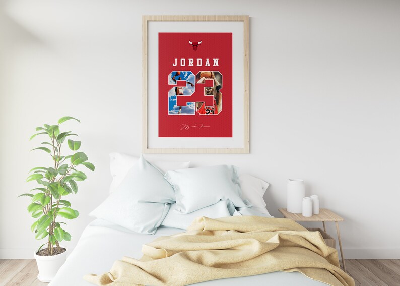 Michael Jordan 23 Poster: Legendary Moments and Signature Art - Etsy