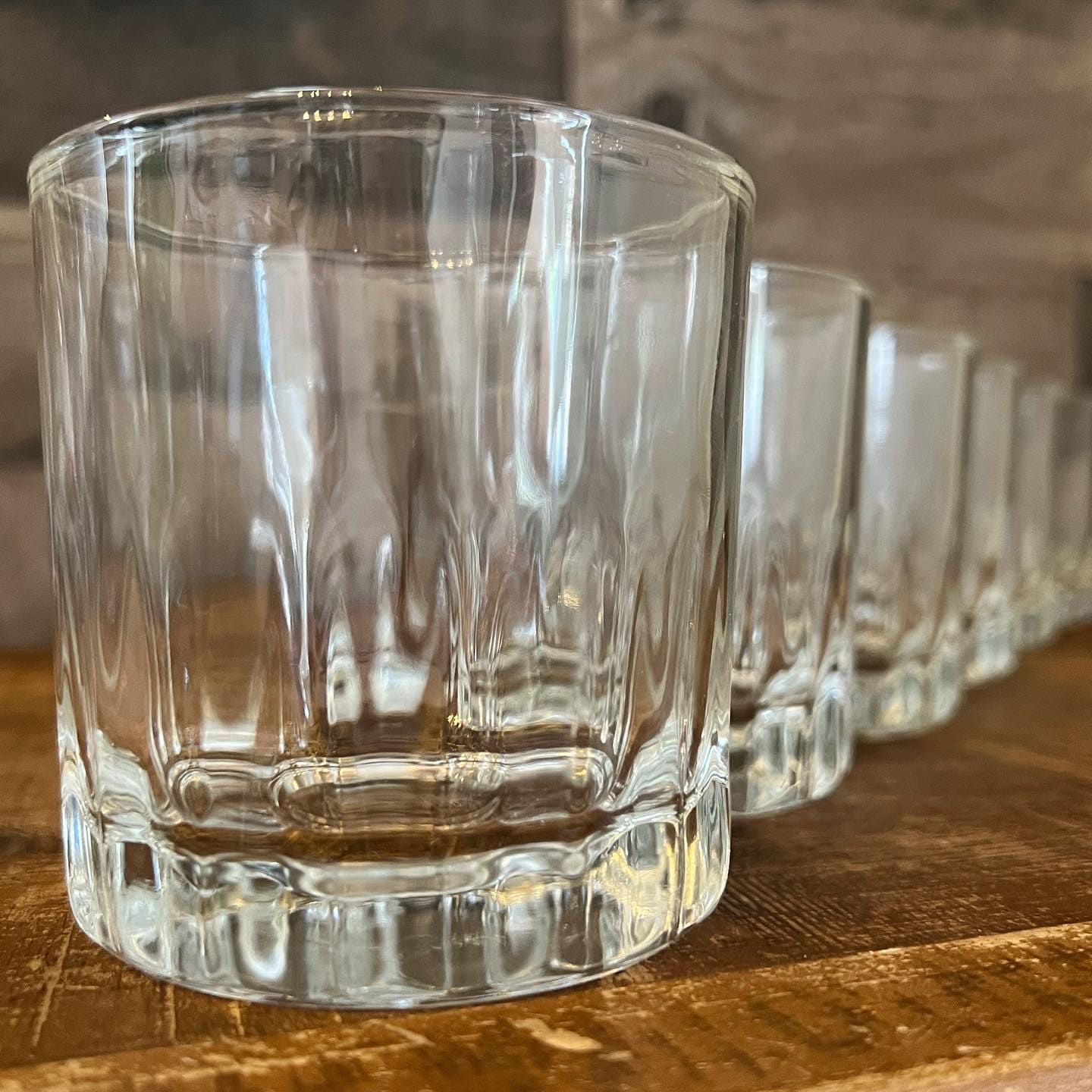 6 Crisa Kristalino Clear Rocks Glasses Old Fashioned Glasses - Etsy