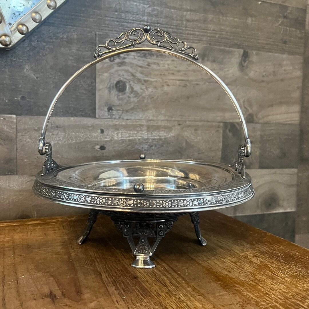 Simpson Hall Miller & Co Quadruple Plate 1672 Round Footed - Etsy