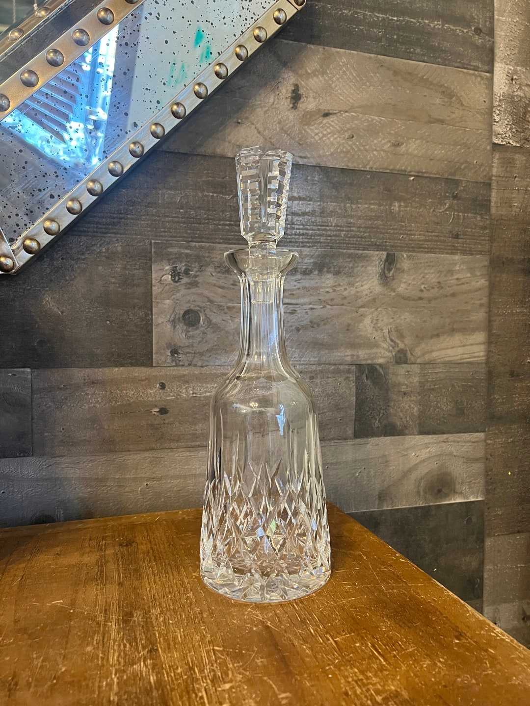 Waterford Lismore Crystal Decanter - Liquor Decanter - Whiskey Decanter ...
