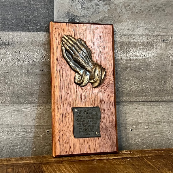 Brass Prayer Plaque - Etsy