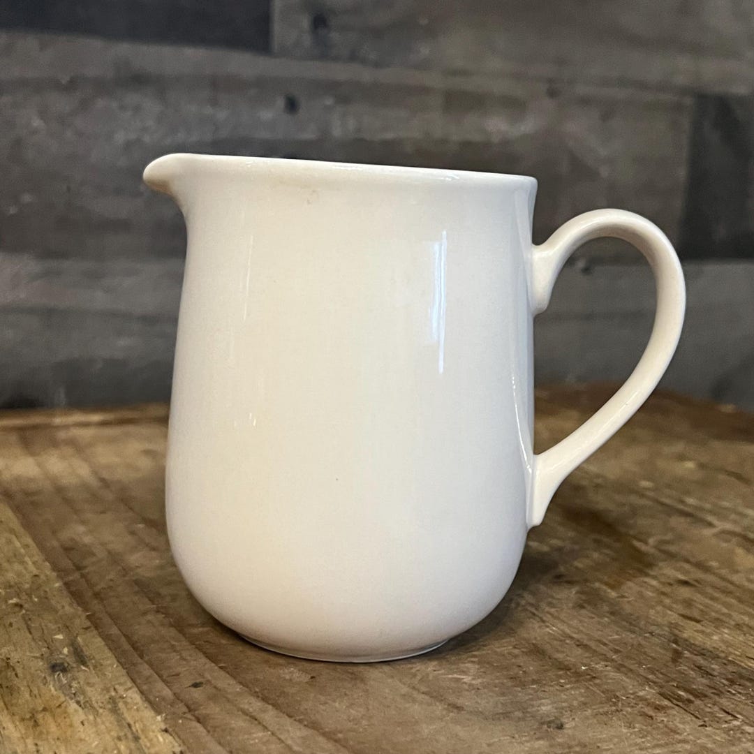Vintage Corning Creamy White Handled Creamer Pour Server - Etsy