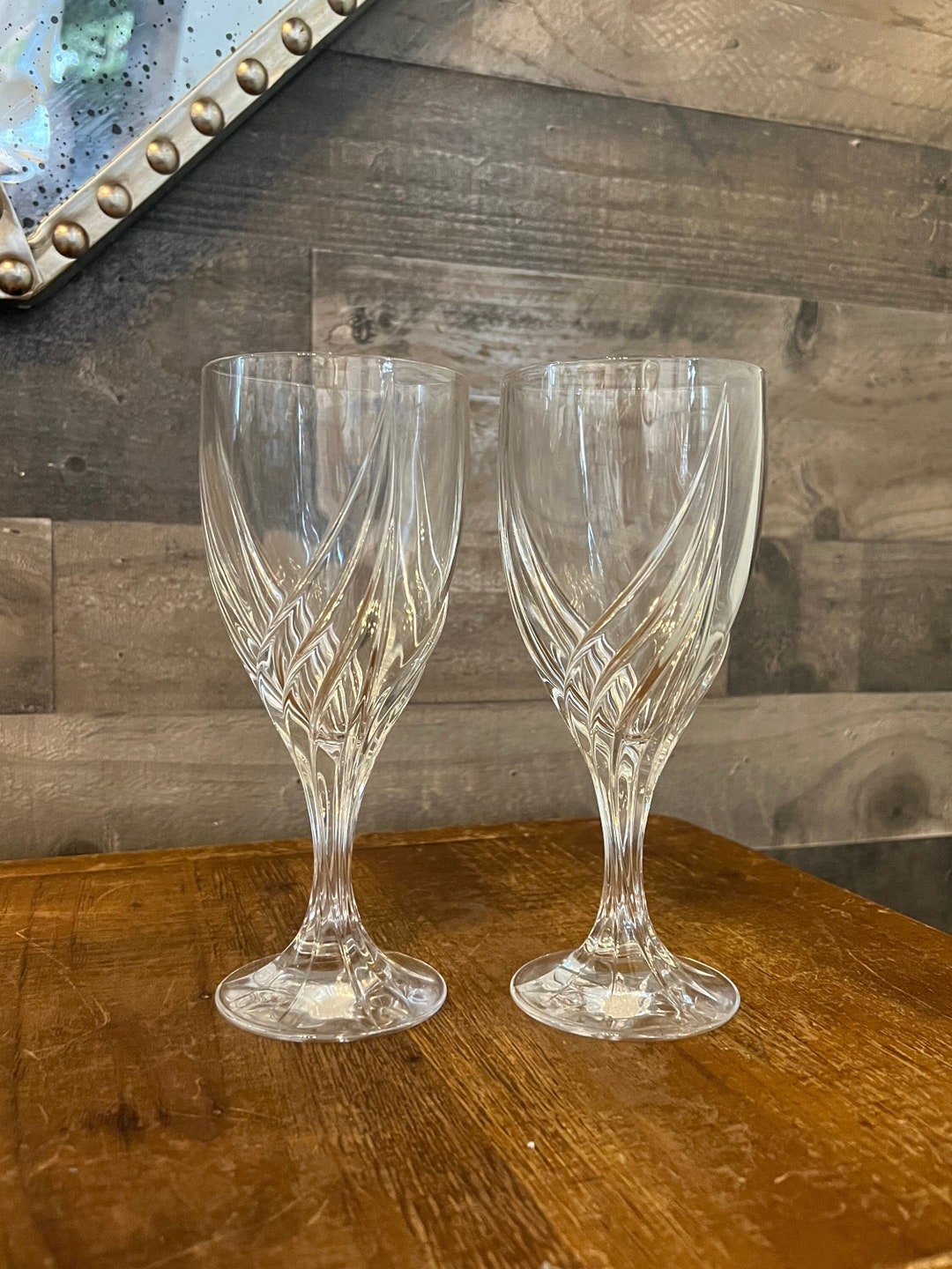 Vintage Pair of Lenox Debut Pattern Iced Tea Short Stem - Etsy