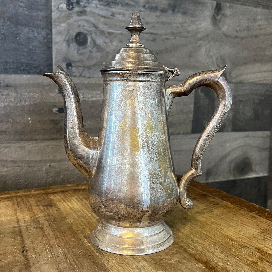 Vintage Silverplated Teapot - Made in India - Etsy