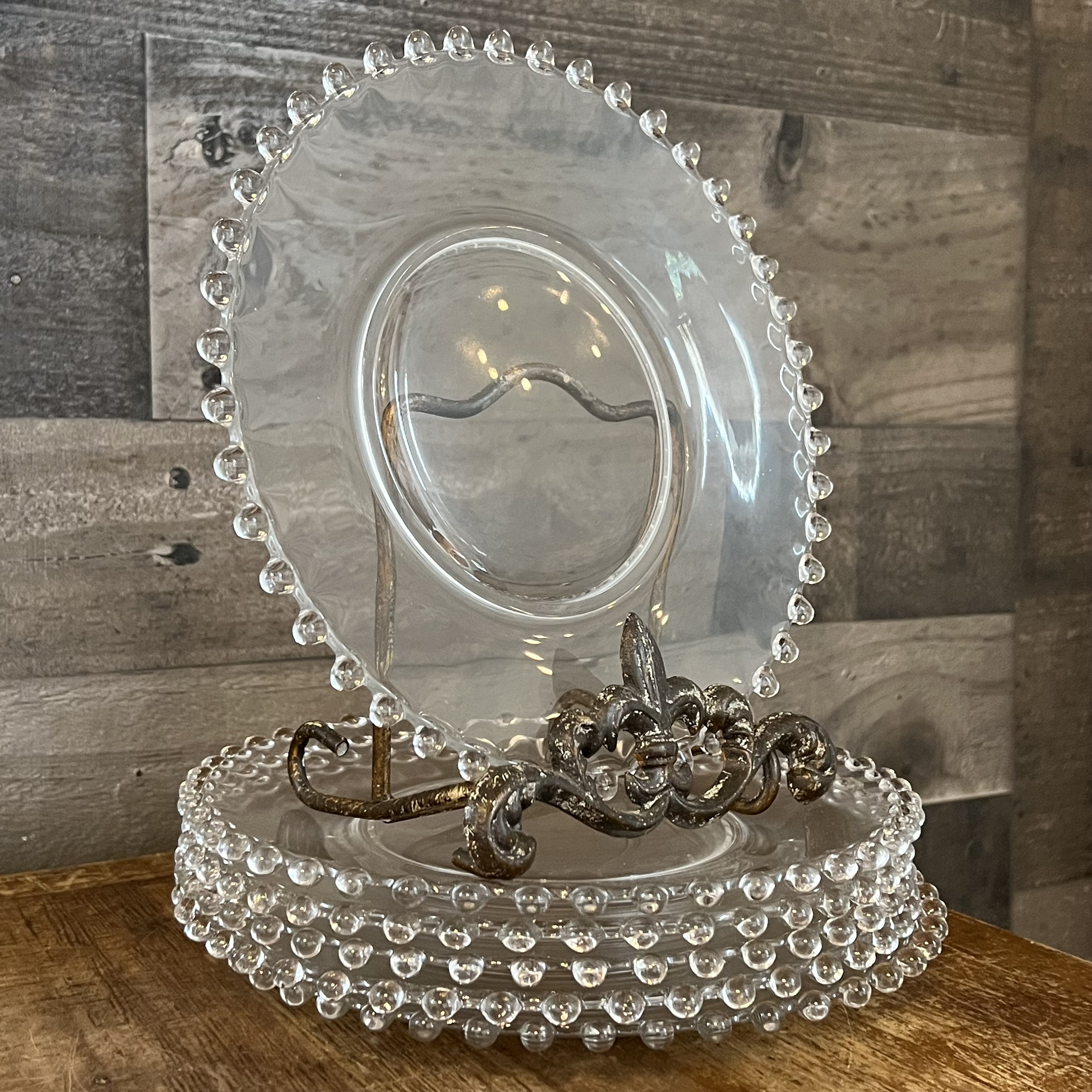 6 Imperial Glass Candlewick Bubble Rim 8 1/2 Inch Plates - Etsy