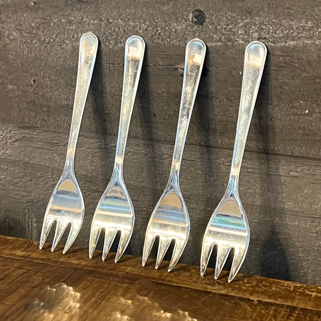 Vintage Leonard Silver Plate Italy Petite Forks - Set of 4 - Etsy