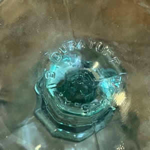 2 Libbey Glass Gibraltar Spanish Green Water Goblets - Etsy