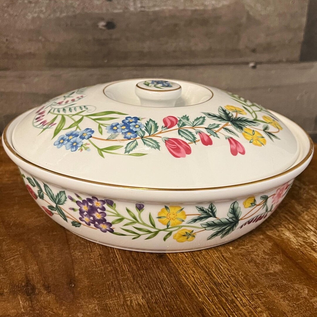 Vintage Royal Worcester Arcadia Pattern Fine Porcelain Covered - Etsy