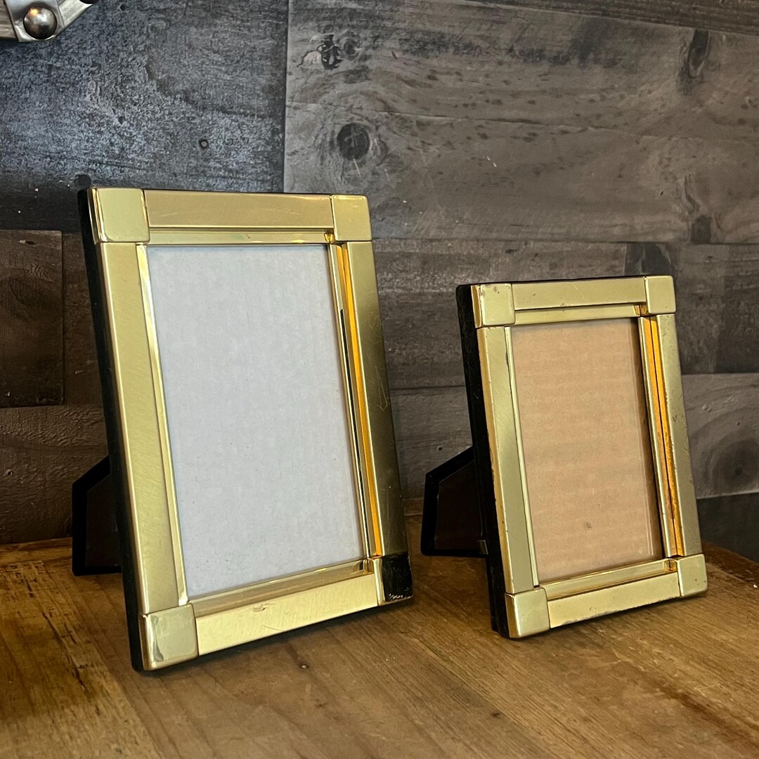 Vintage Fetco Brass Picture Frames - Etsy