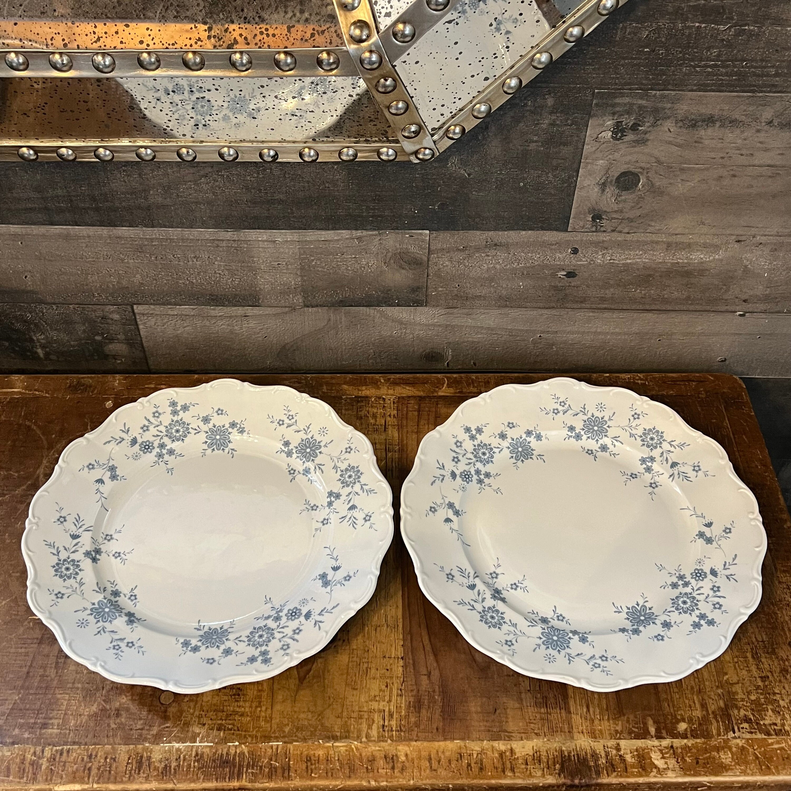 Seltmann Welden Bavarian Blue Christina Porcelain White and Blue Floral ...