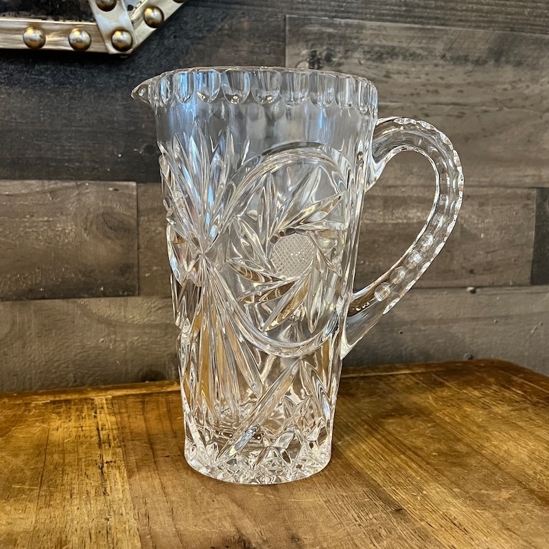 Crystal Pitcher - Etsy