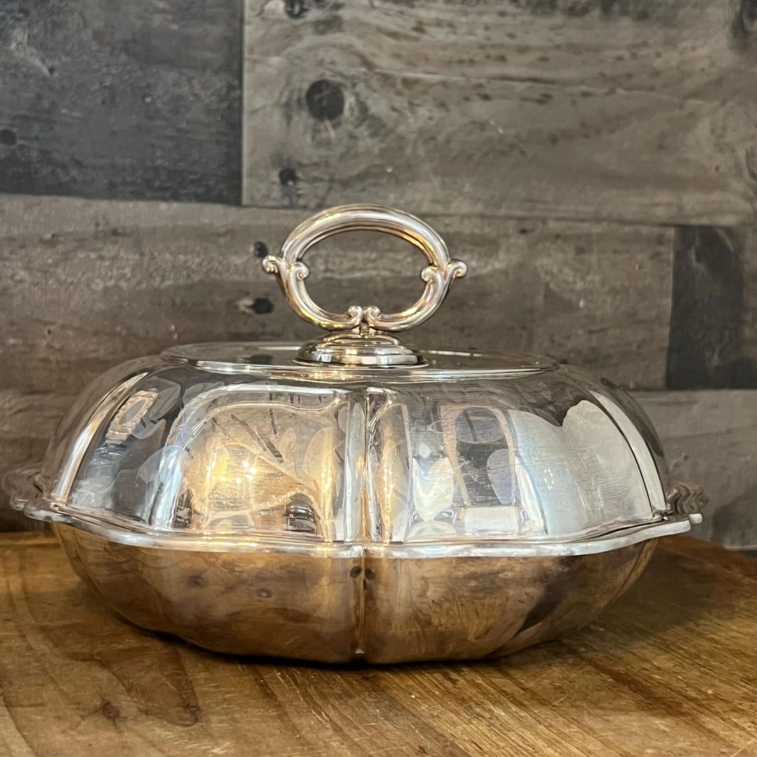 Vintage Cohr Denmark Alta Silverplated Lidded Server - Etsy