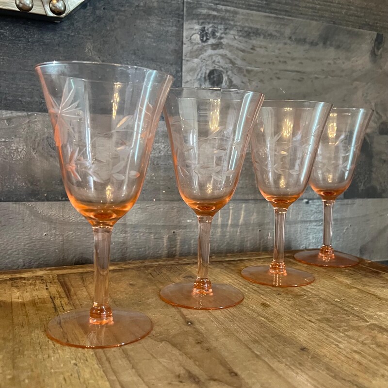 Pink Goblets - Etsy