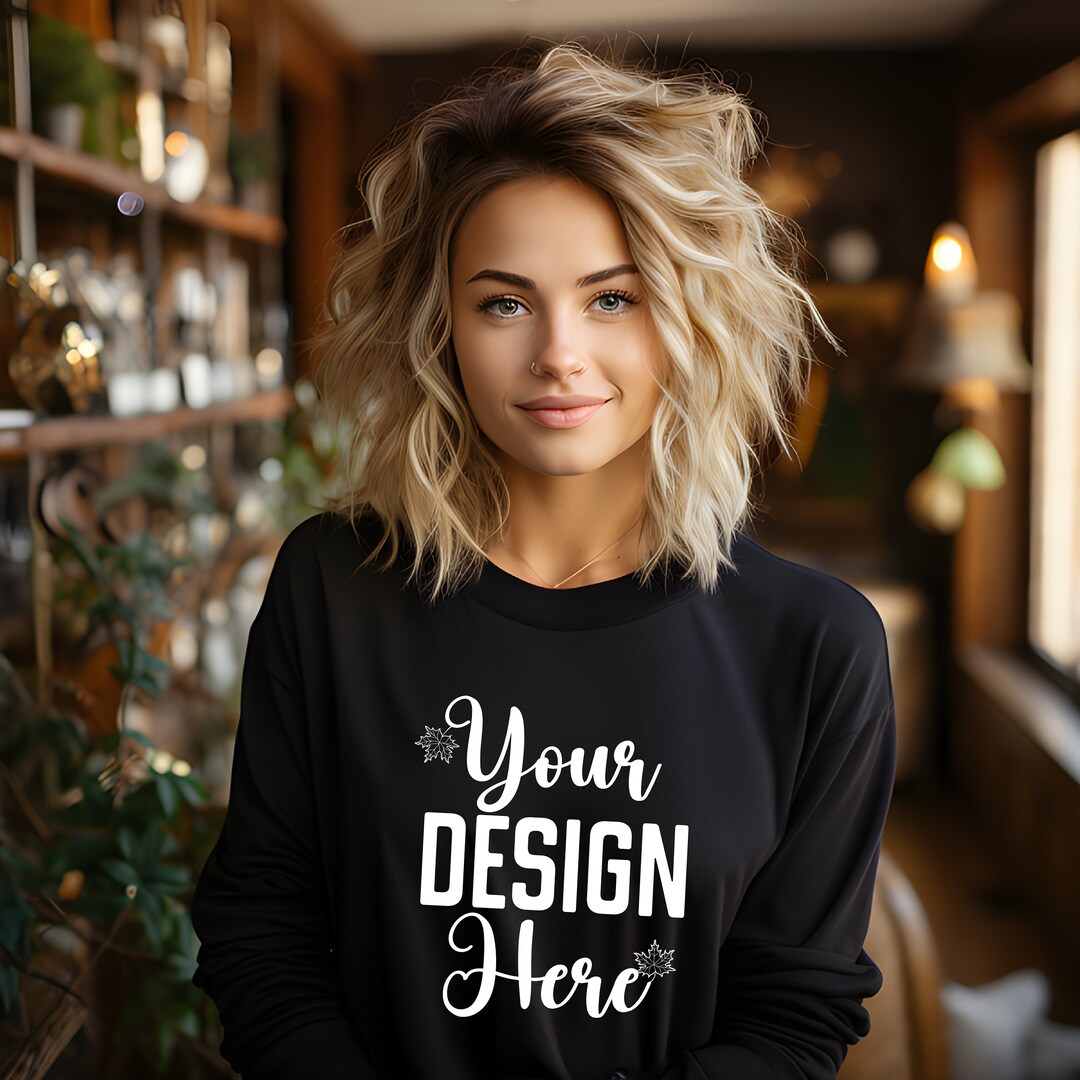 Fall Mockup Fall Sweatshirt Mockup Gildan 18000 Mockup - Etsy