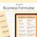 A-level Business Formulae Equation Flashcards & Revision Sheet - Etsy
